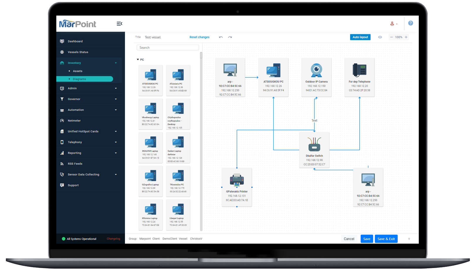 Network asset management - Marpoint